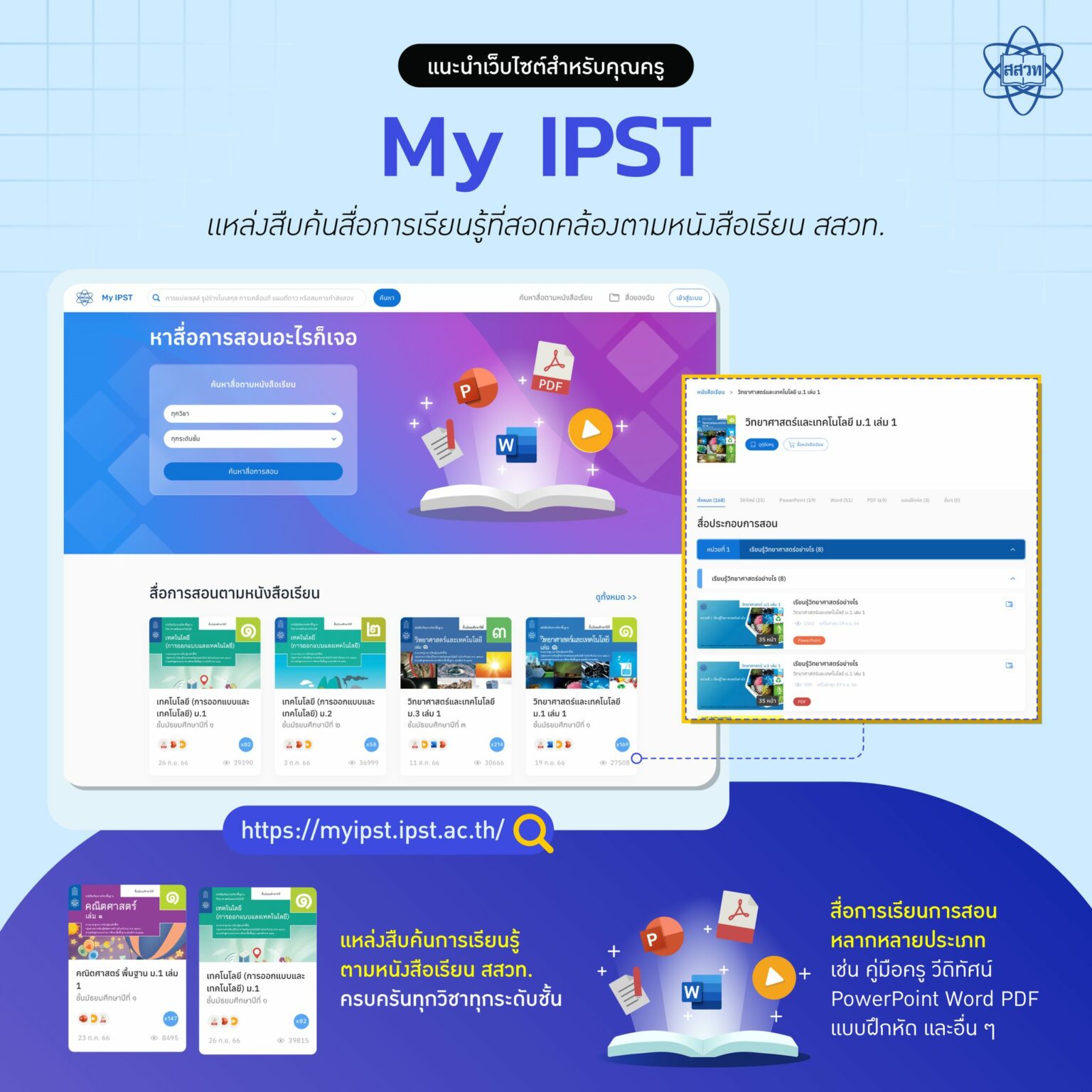 วิทยาศาสตร์คู่คิดใกล้ชิดการกีฬา สสวท. เสริมความเข้าใจฟิสิกส์กับสื่อเรียนรู้ “แรงที่กระทำต่อลูก ...